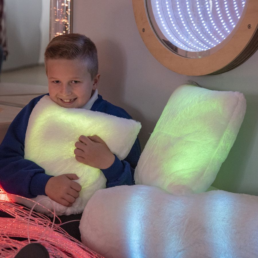 Lysende runde puder - SmartSteps2Learn