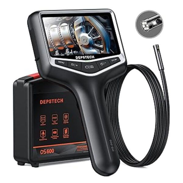 Snake Scope Camera, 1080P Inspection Camera with 7 Lights, Hard Case ...