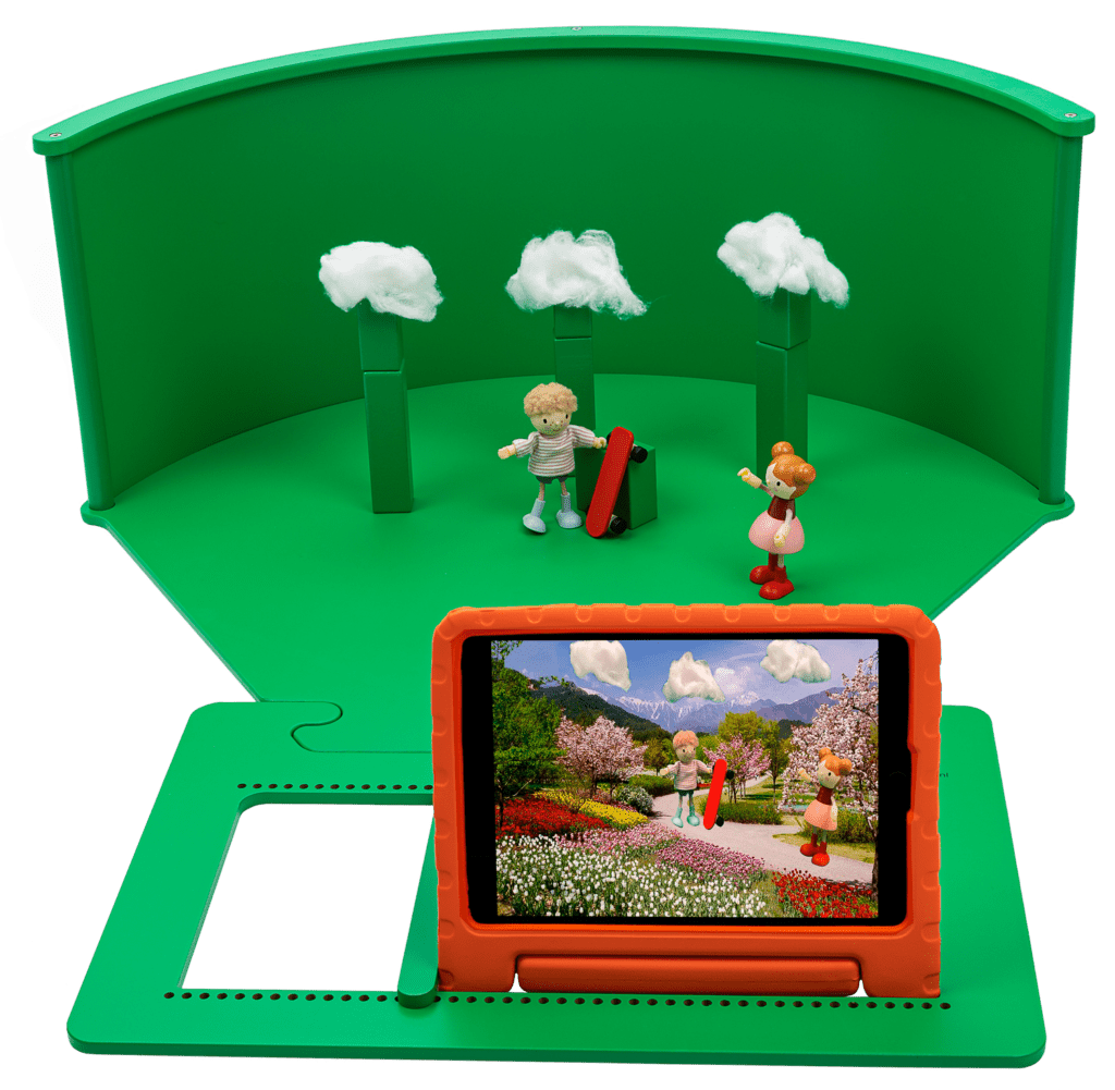Greenscreenbox - Inkl. Stopmotion app - SmartSteps2Learn