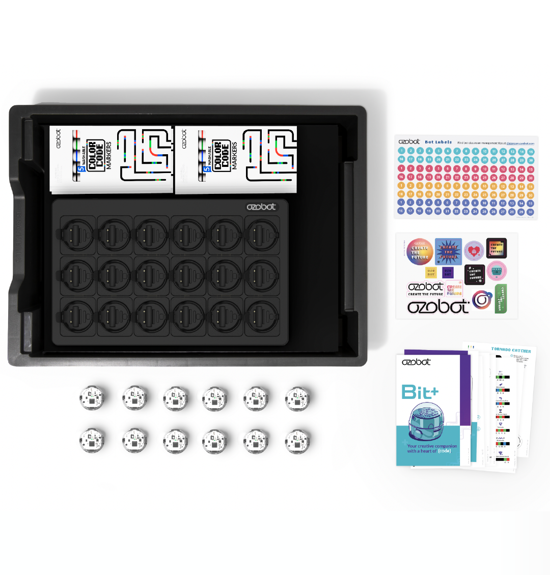 Ozobot Bit+ Classroomkit (12x) - SmartSteps2Learn