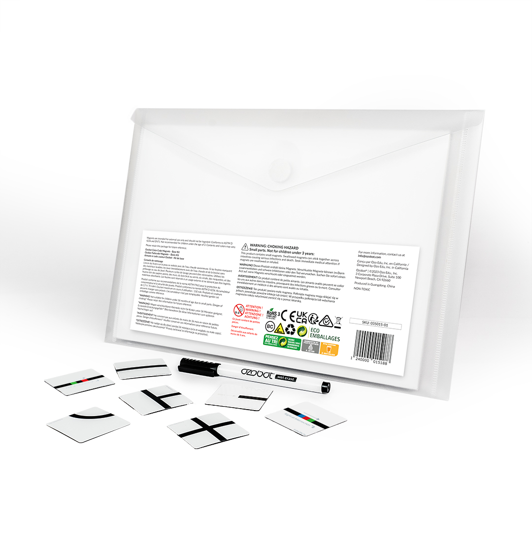 Ozobot Color Code Magnets - Base Kit (36 Tiles) - SmartSteps2Learn